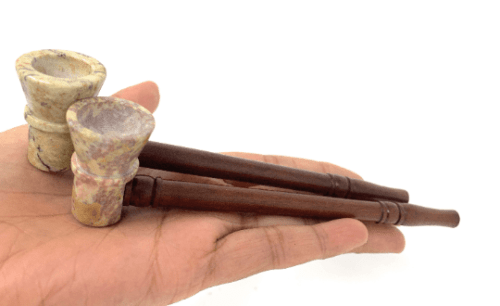 Matchpipe2 Pc stone pipe set – Fish shaped pipe & scoop pipe 4 inches ...